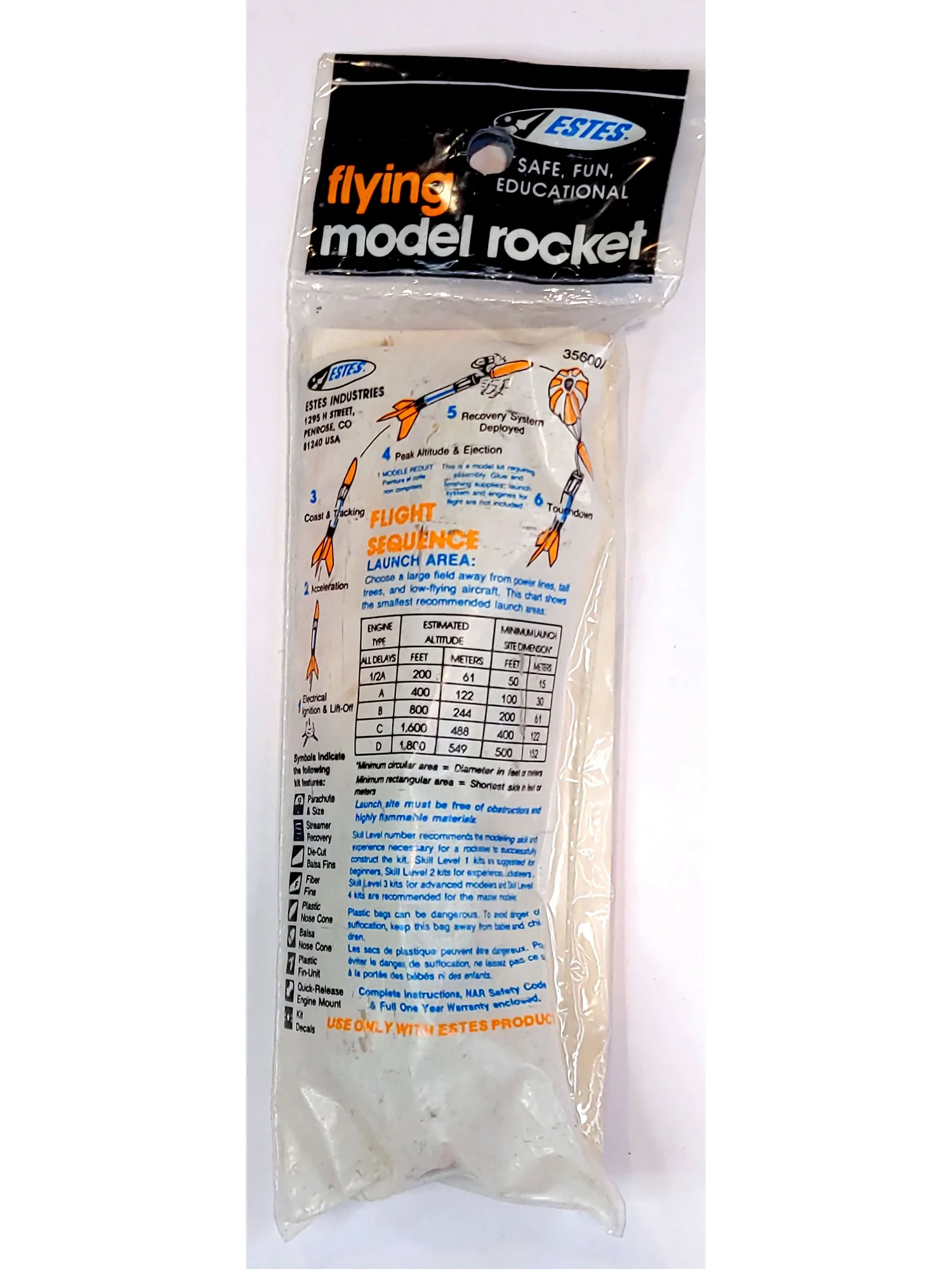 Buy Estes Pro Series Jayhawk Flying Model Rocket Kit - #2085 — Launch ...