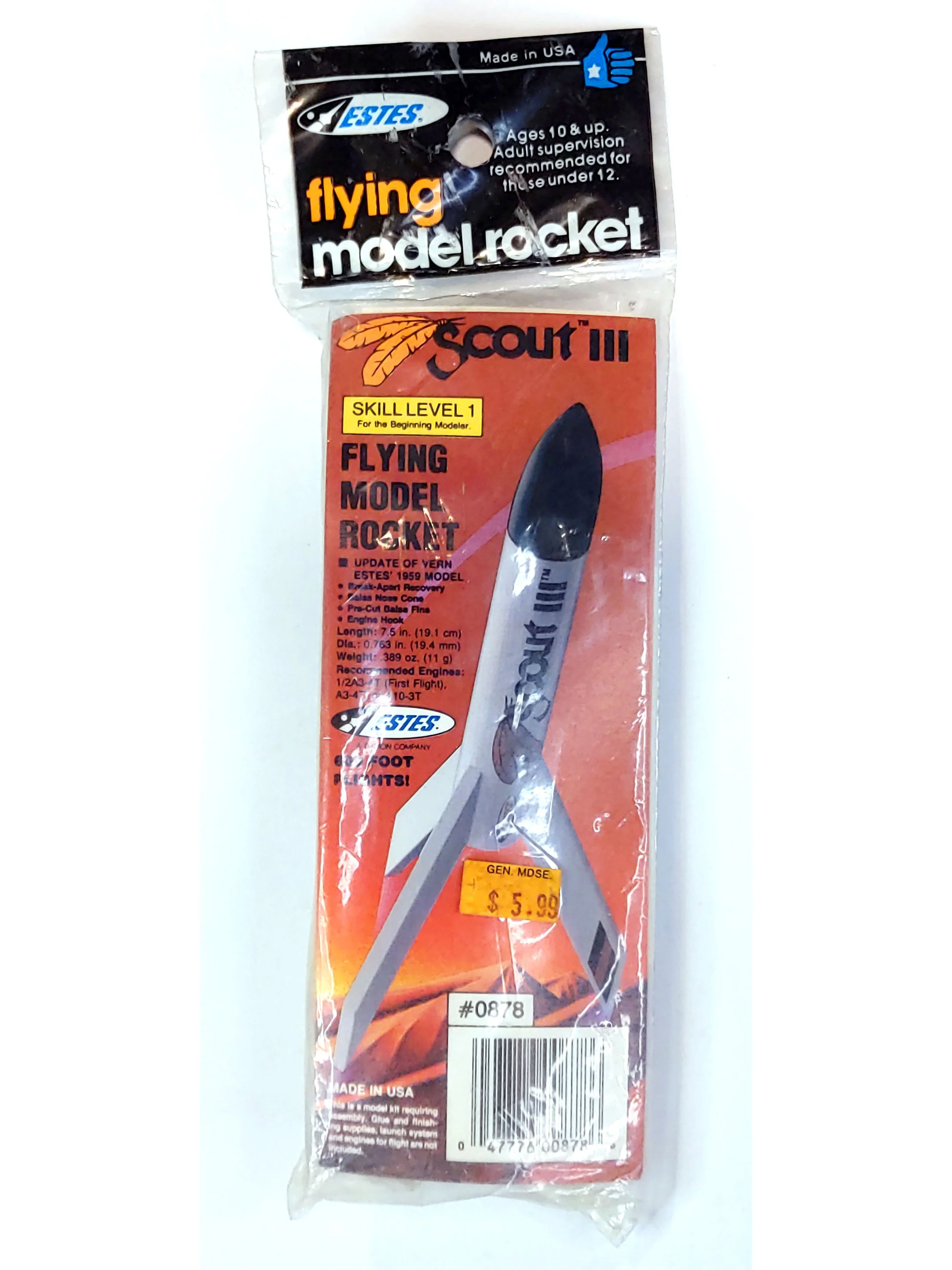 Buy Estes Pro Series Jayhawk Flying Model Rocket Kit - #2085 — Launch ...