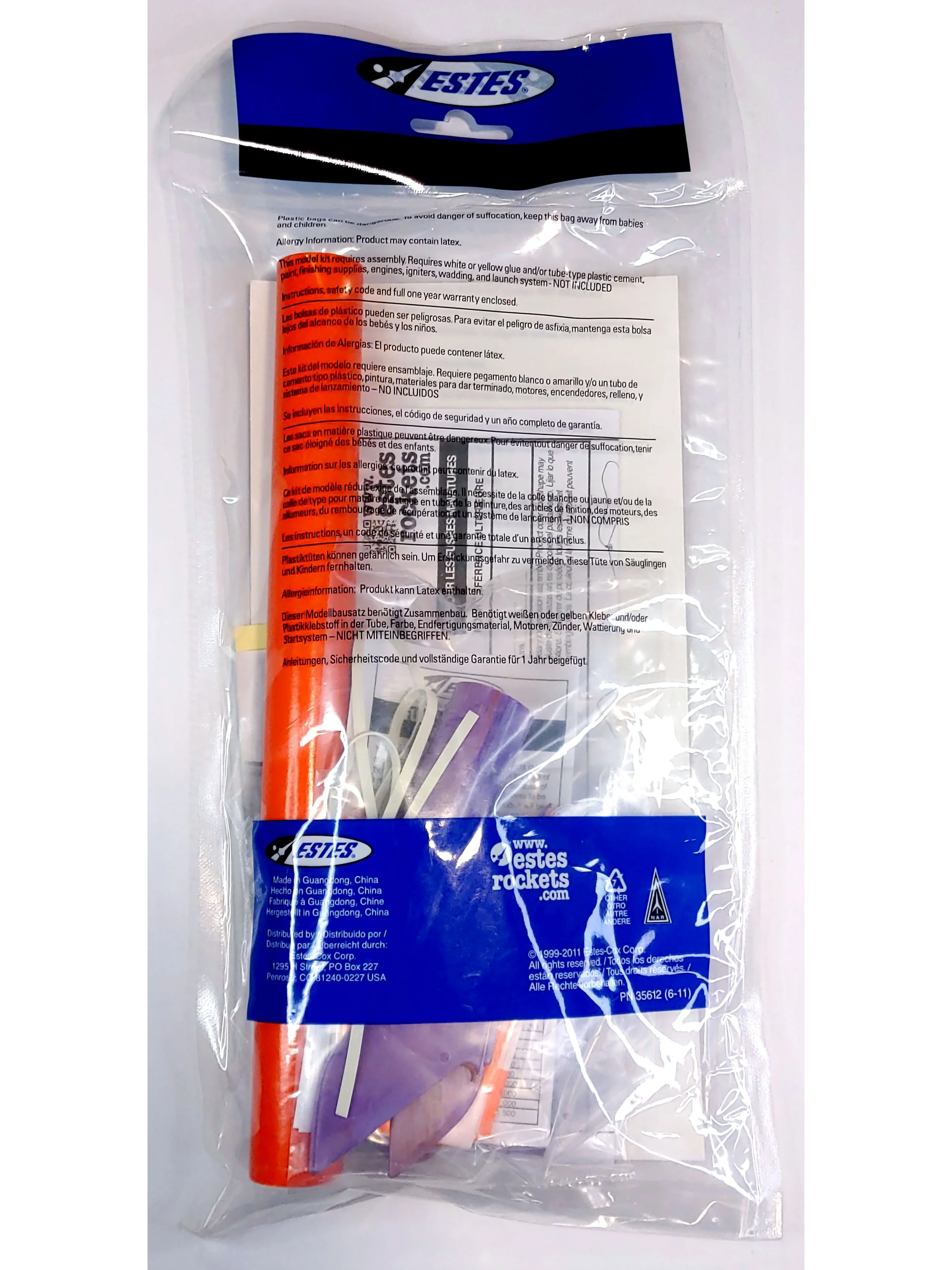 Buy Estes Tigres Model Rocket Kit - #0811 — Launch Lab Rocketry