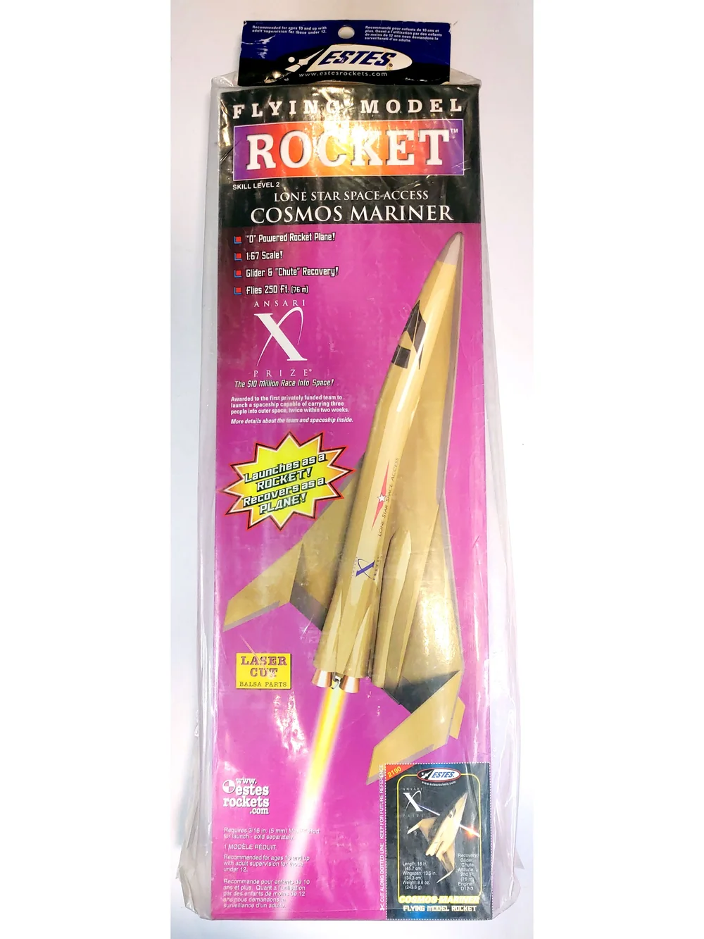 Buy Estes Exocet MM 38 Aerospatiale Flying Model Rocket Kit - #1925 ...