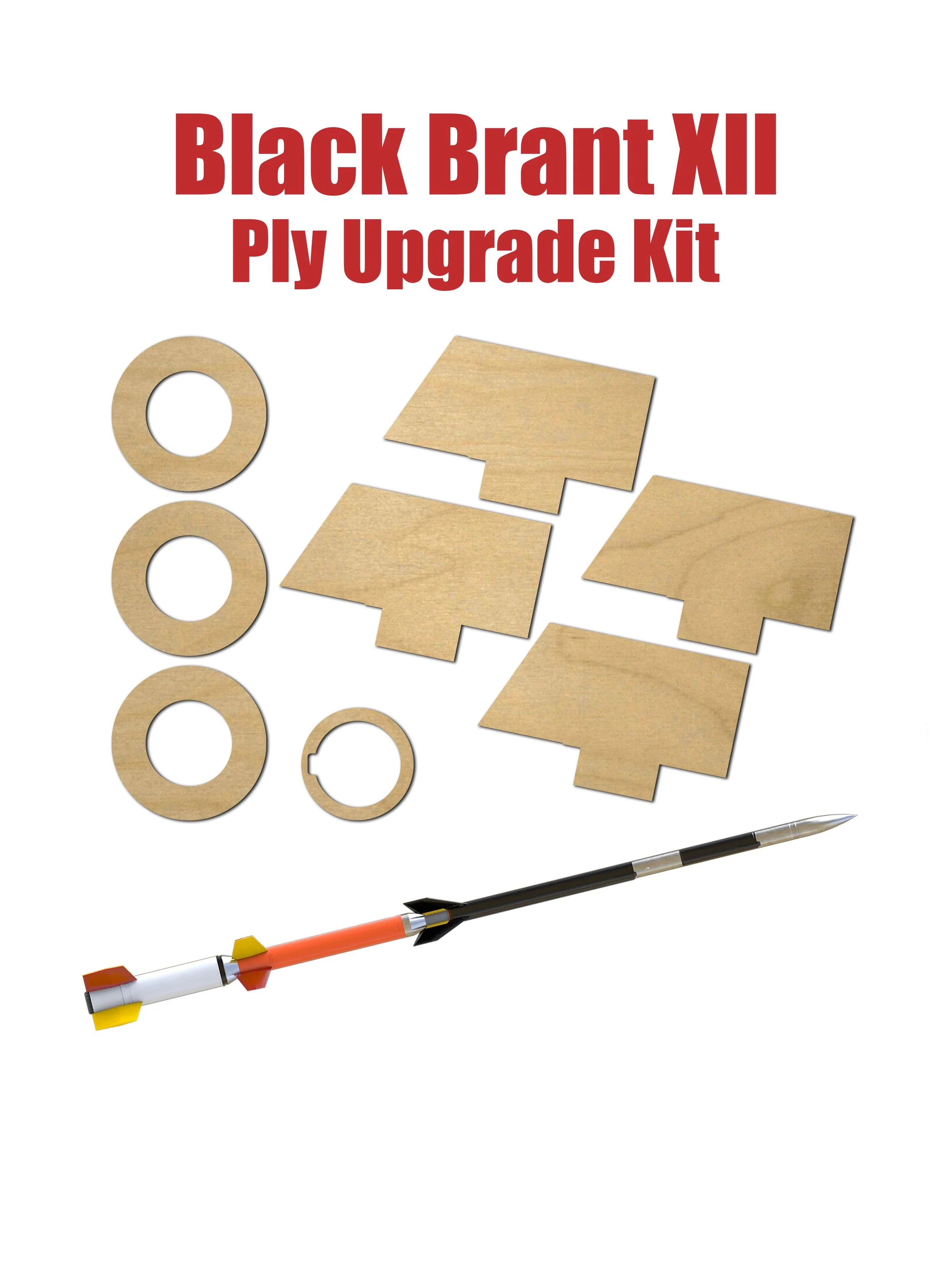 Buy Estes Great Goblin Vander-Burn Plywood Upgrade Kit - #9724 — Launch ...