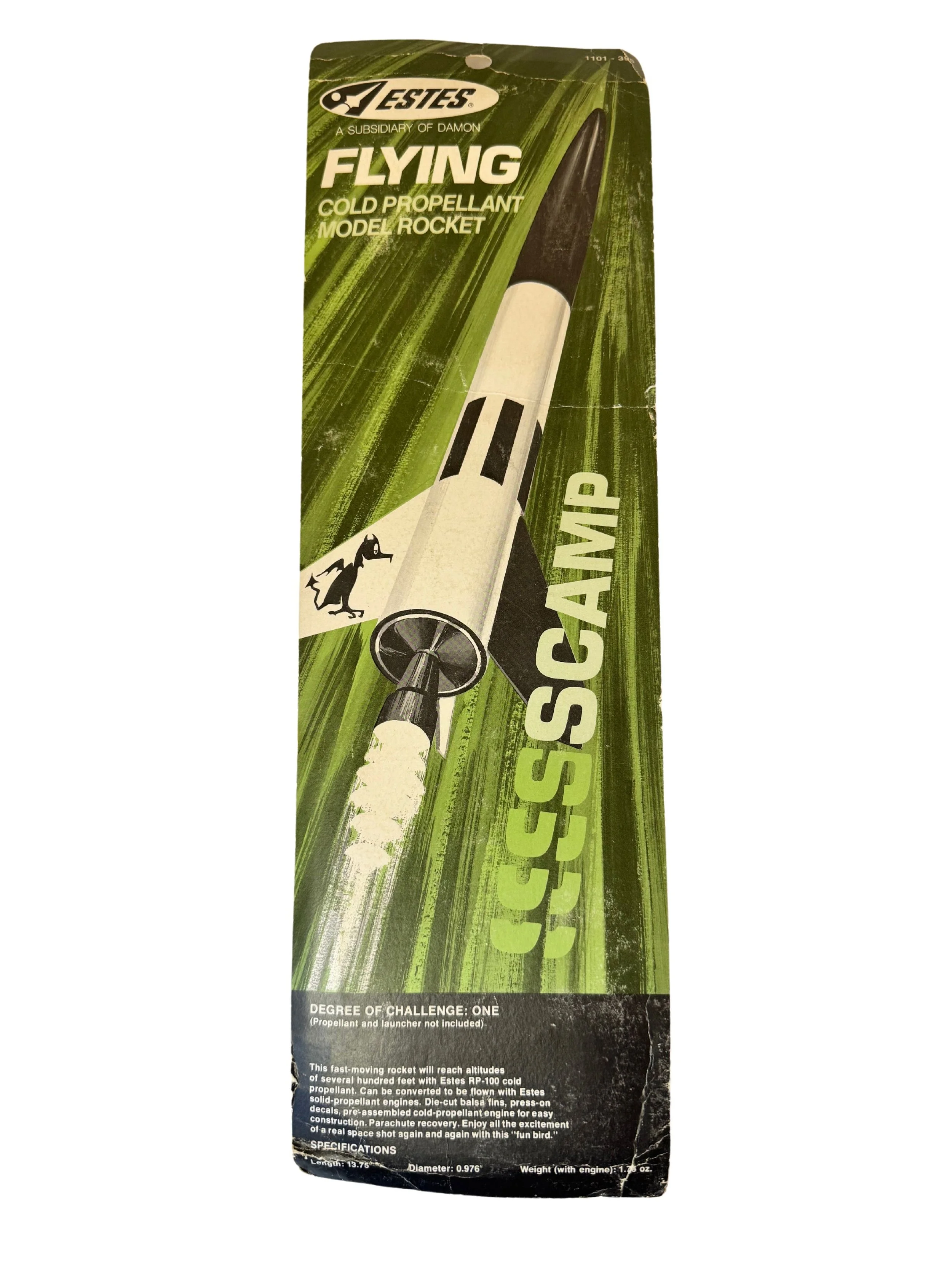 Buy Estes Scamp Cold Power Propellant Flying Model Rocket Kit - #1101 ...