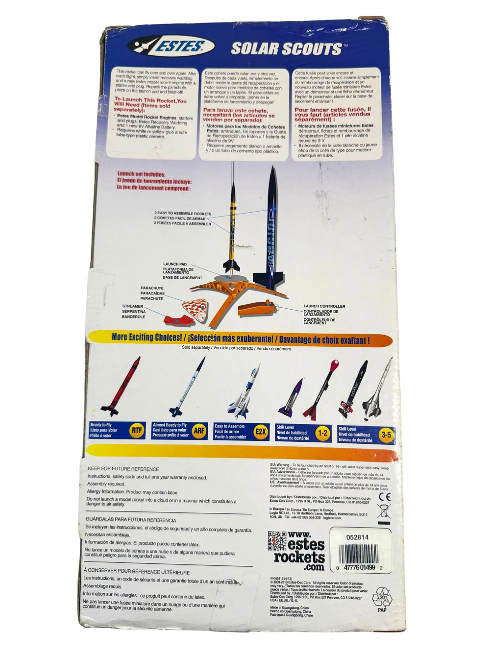 Buy Estes Trans Wing Super Glider Flying Model Rocket Kit - #2112 ...
