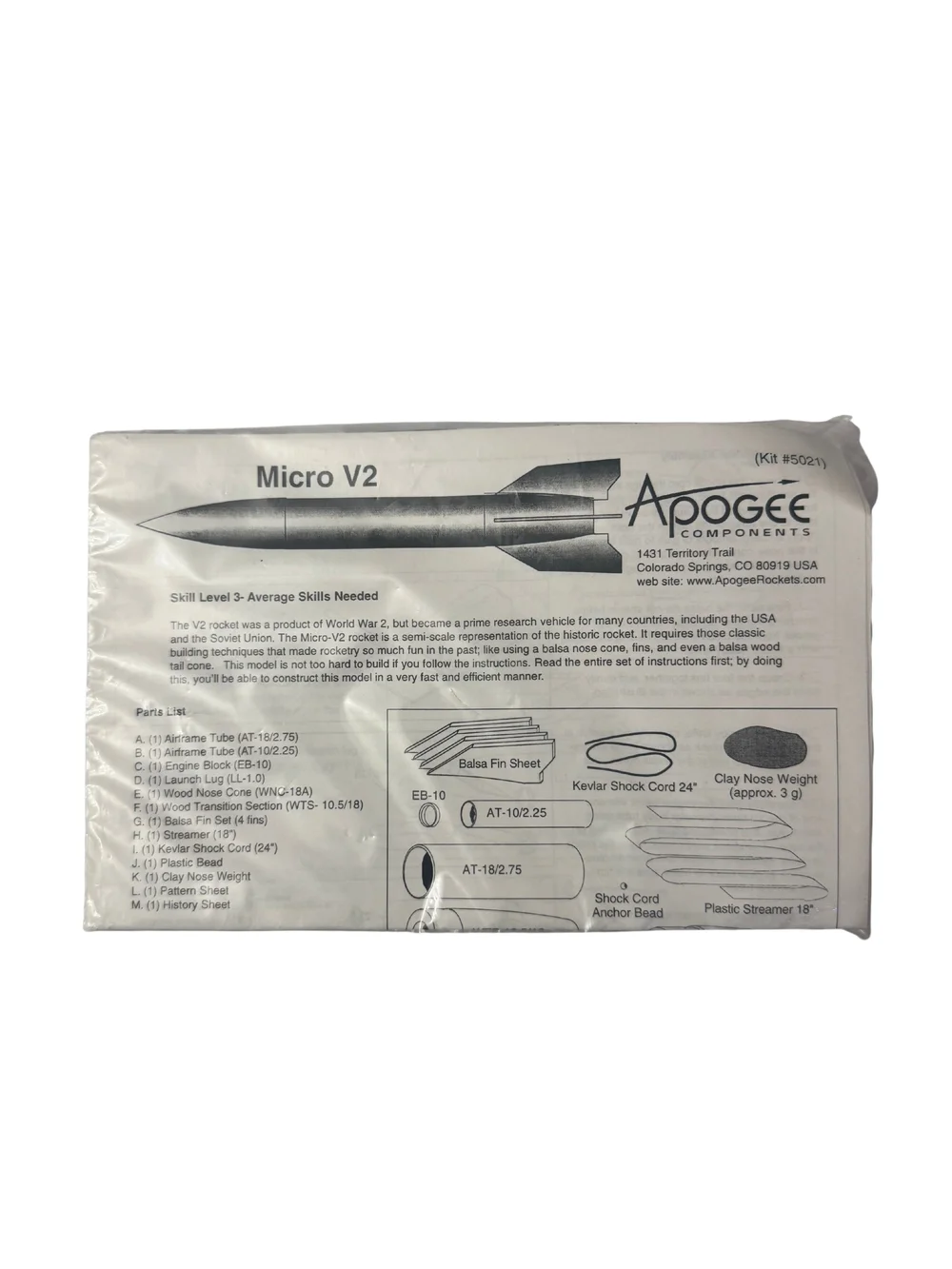 Apogee — Vintage Model Rockets / Model Rocket Kits for Sale | Estes + More