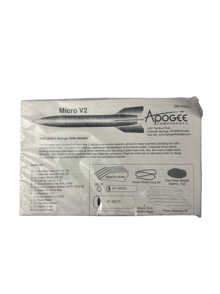 Apogee — Vintage Model Rockets / Model Rocket Kits for Sale | Estes + More