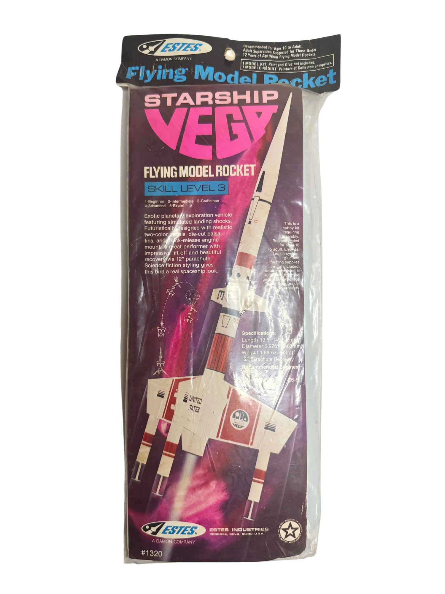 Buy Estes Astron Falcon Rocket Glider Kit - K-13 (Super Vintage ...