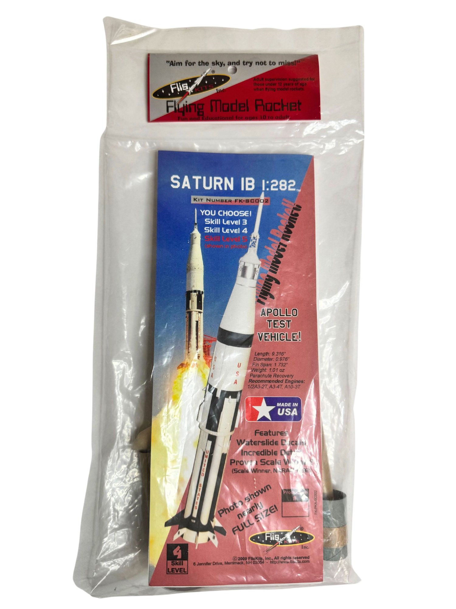 Buy FlisKits Trifecta! Flying Model Rocket Kit - #FK-MS004 — Launch Lab ...