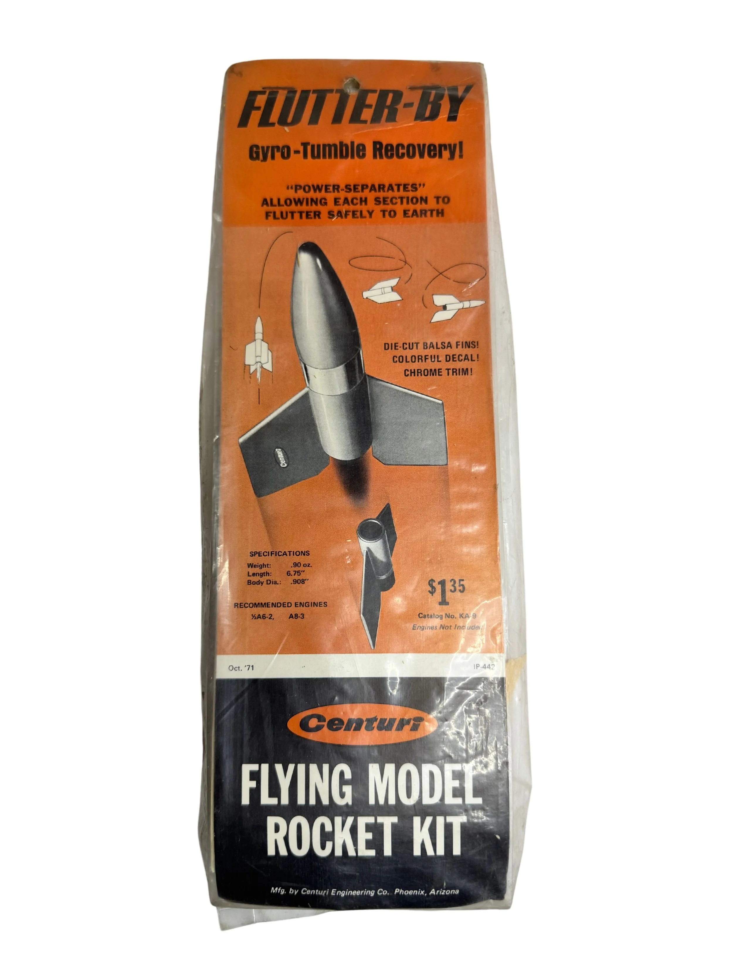 Buy Centuri Flutter-By Flying Model Rocket Kit - #KA-9 — Launch Lab ...