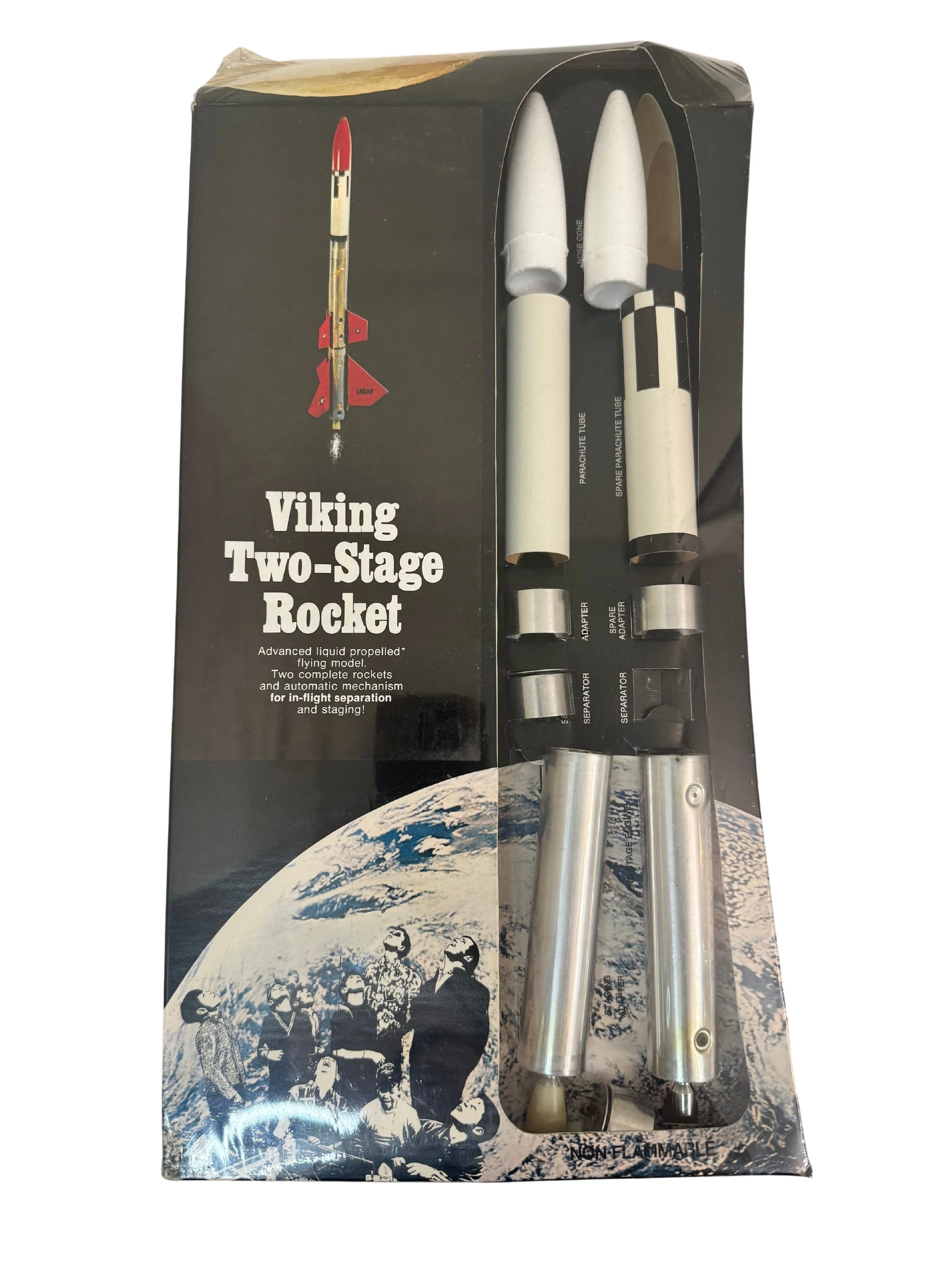 Buy Vashon Viking Two-Stage Cold Power Propellant Flying Model Rocket ...