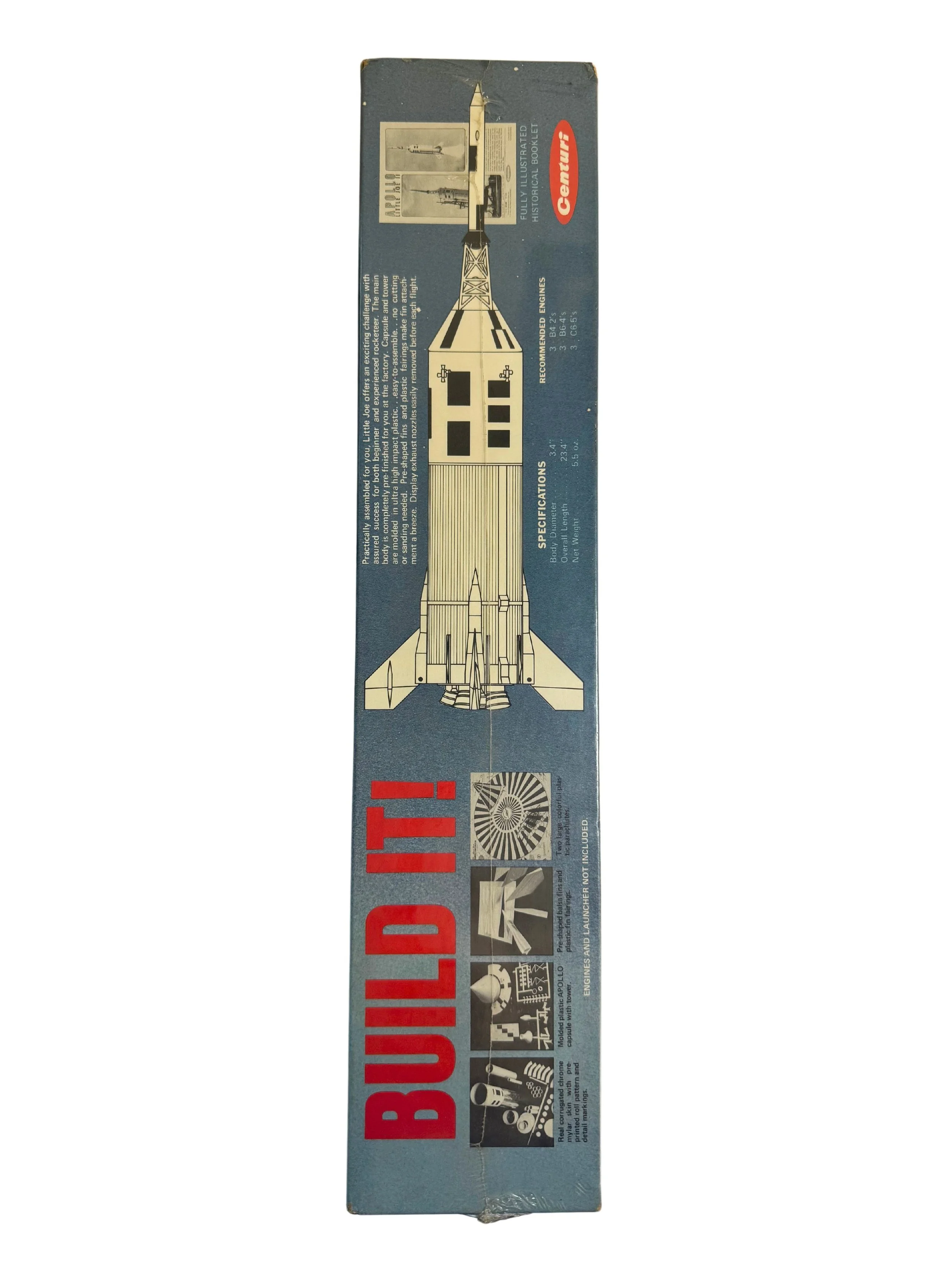 Buy Centuri Apollo Little Joe II Scale Flying Model Rocket Kit - #KS-8 ...