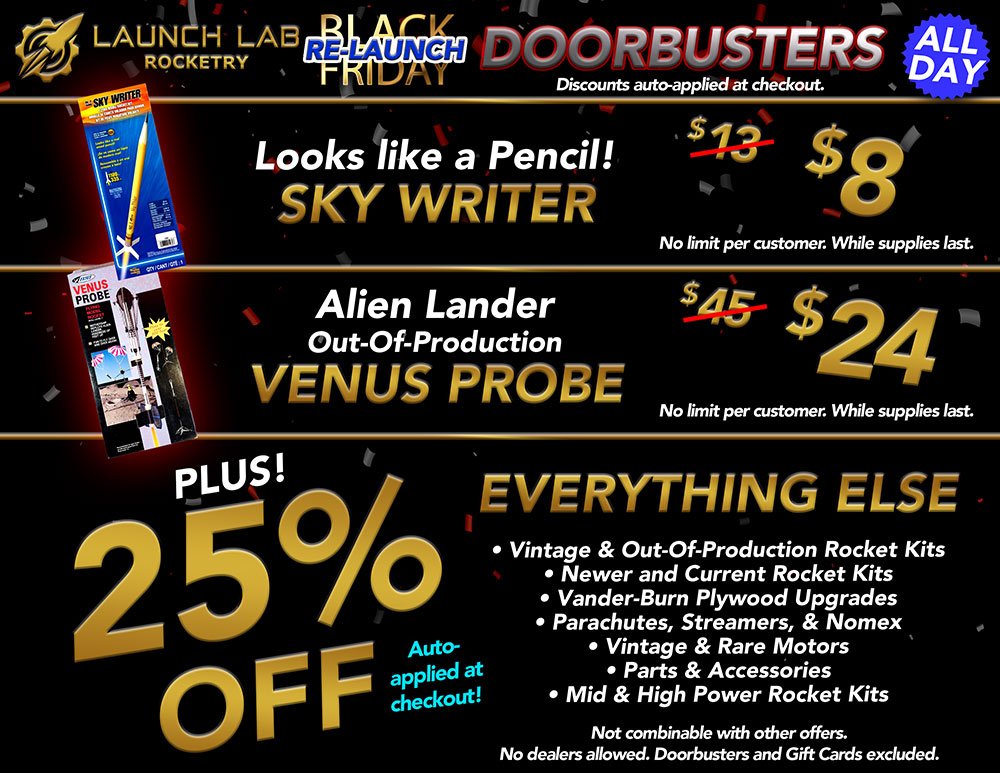 Launch Lab's Black Friday Re-Launch Deals