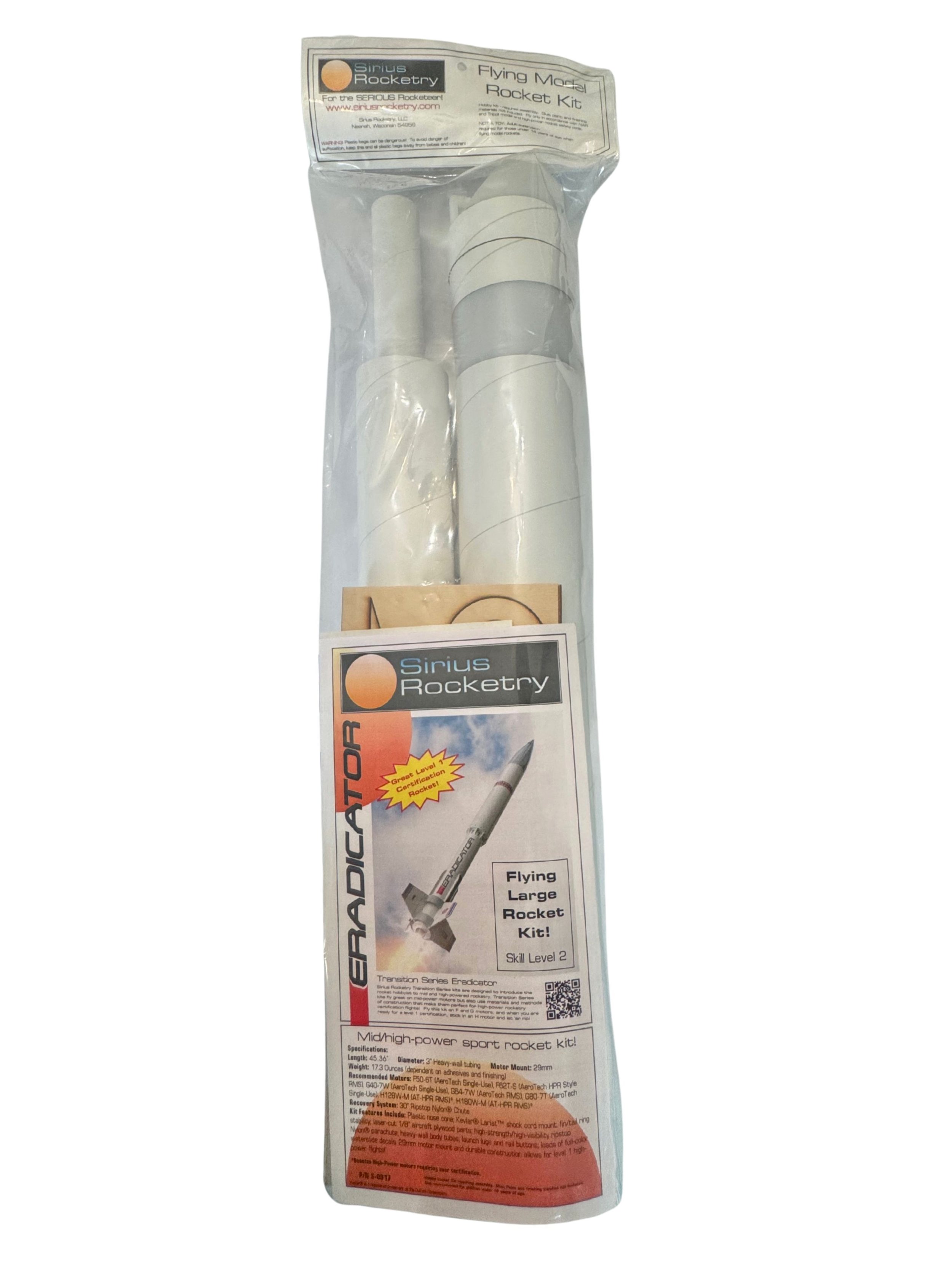 Buy Always Ready Rocketry Blue Tube Blue Phenix 3" Flying Model Rocket ...