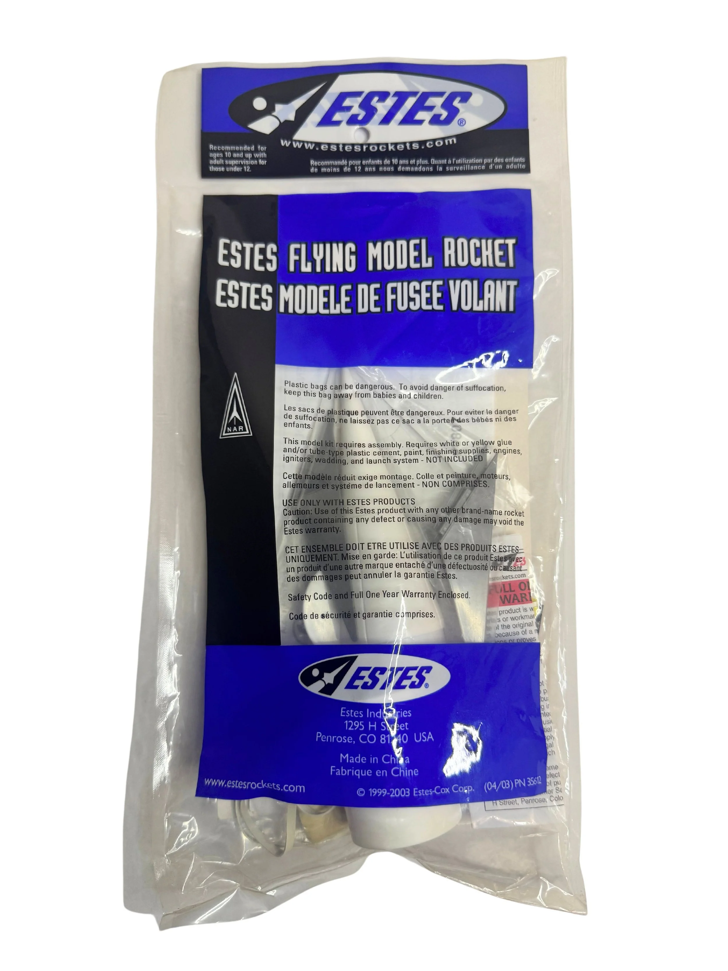 Buy Estes Astro-Blaster R/C Flying Model Rocket Glider Kit - #2073 ...