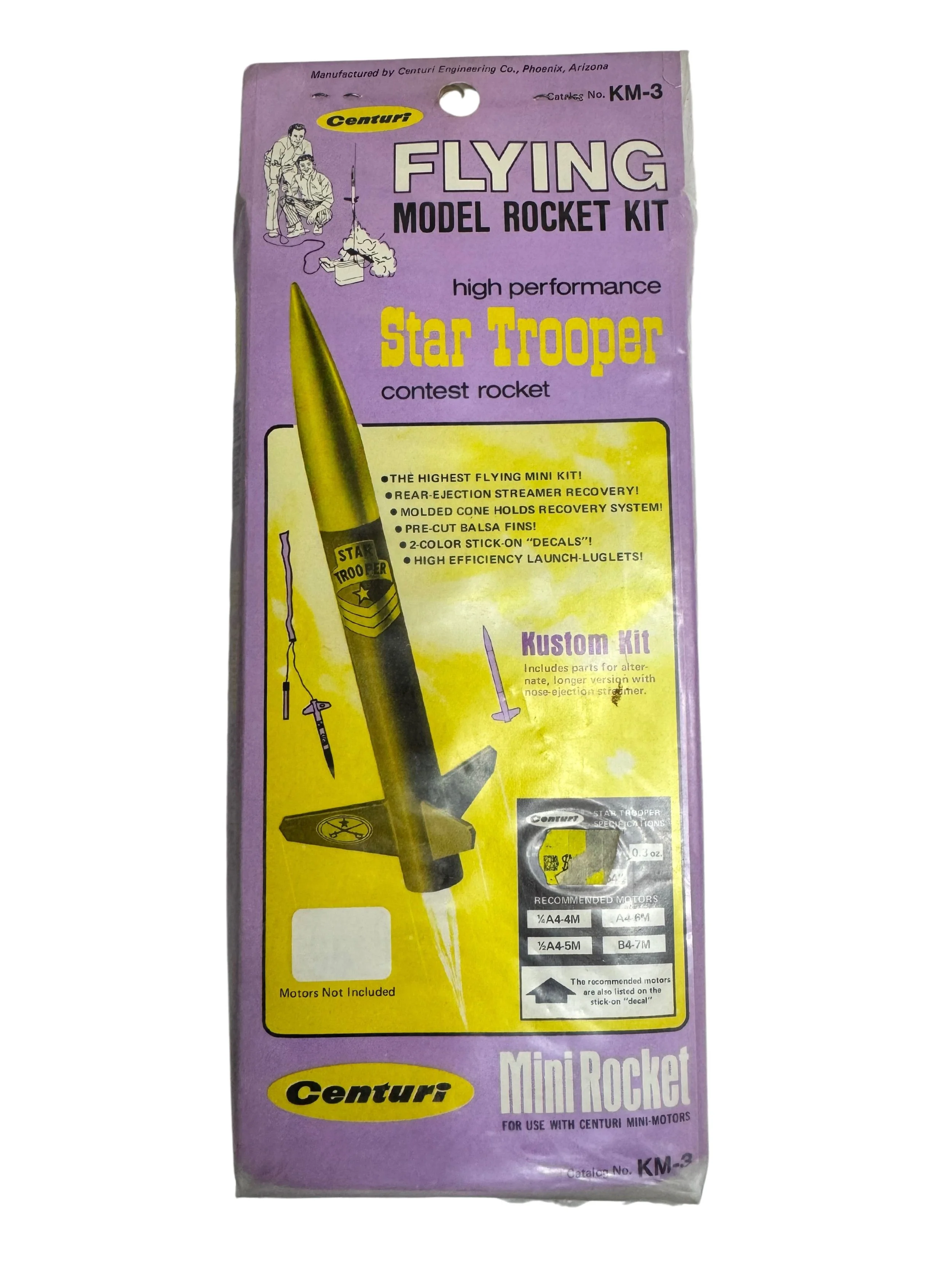 Buy Centuri Star Trooper Flying Model Rocket Kit - #KM-3 — Launch Lab ...