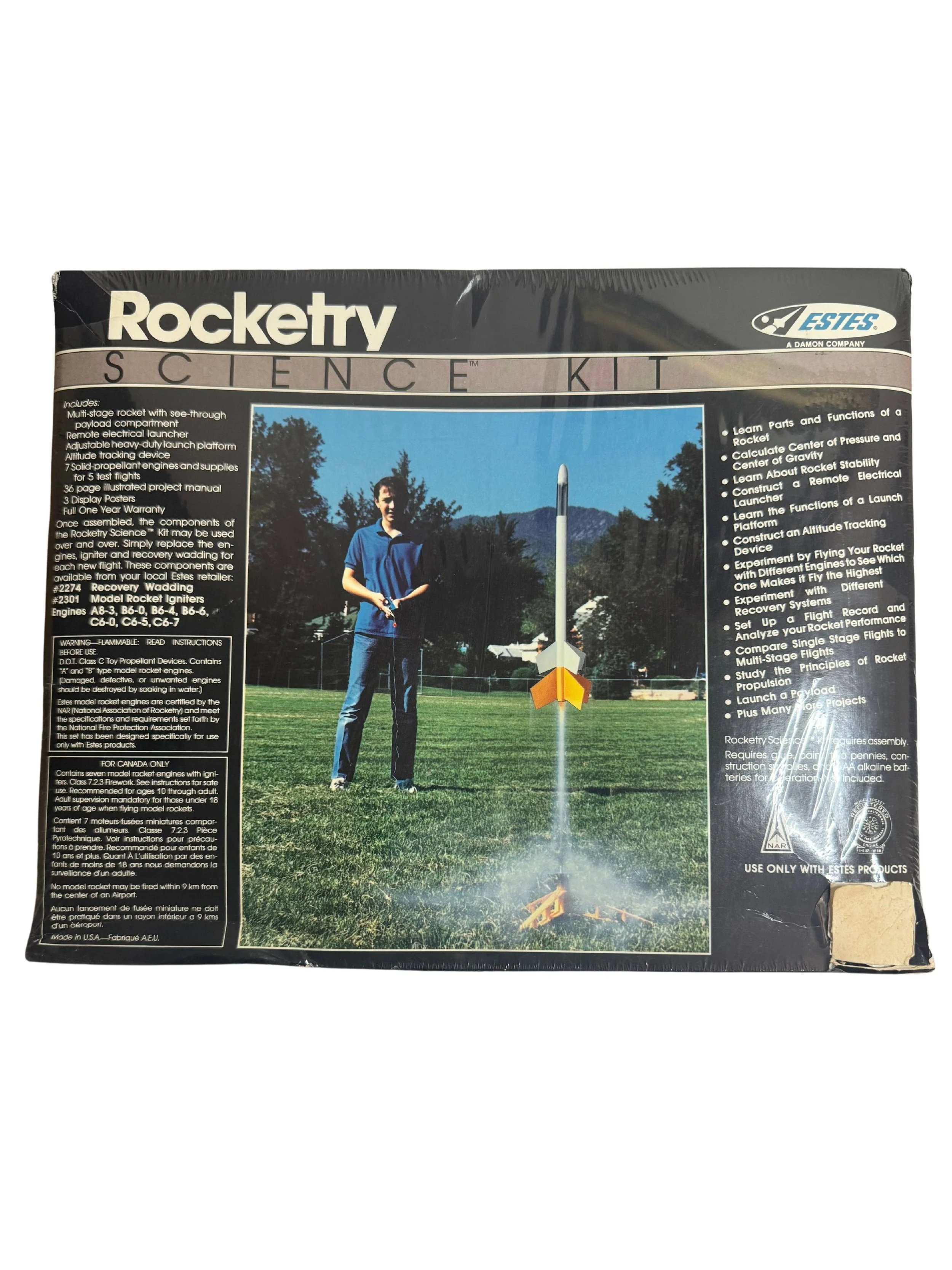 Buy Estes Crusader Swing-Wing Glider Flying Model Rocket Kit - #1961 ...