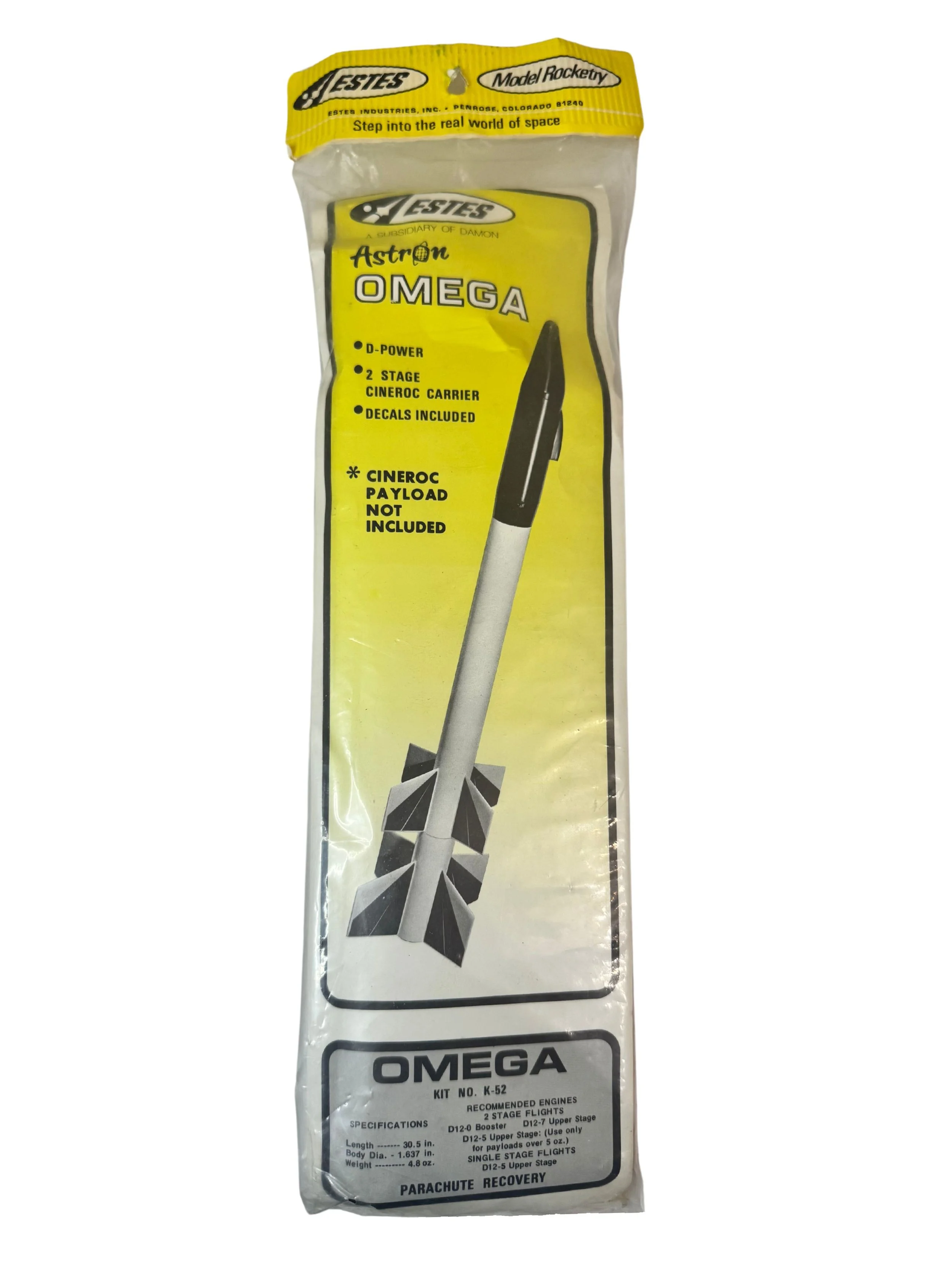 Buy Estes Astron Omega Flying Model Rocket Kit - #K-52 — Launch Lab ...