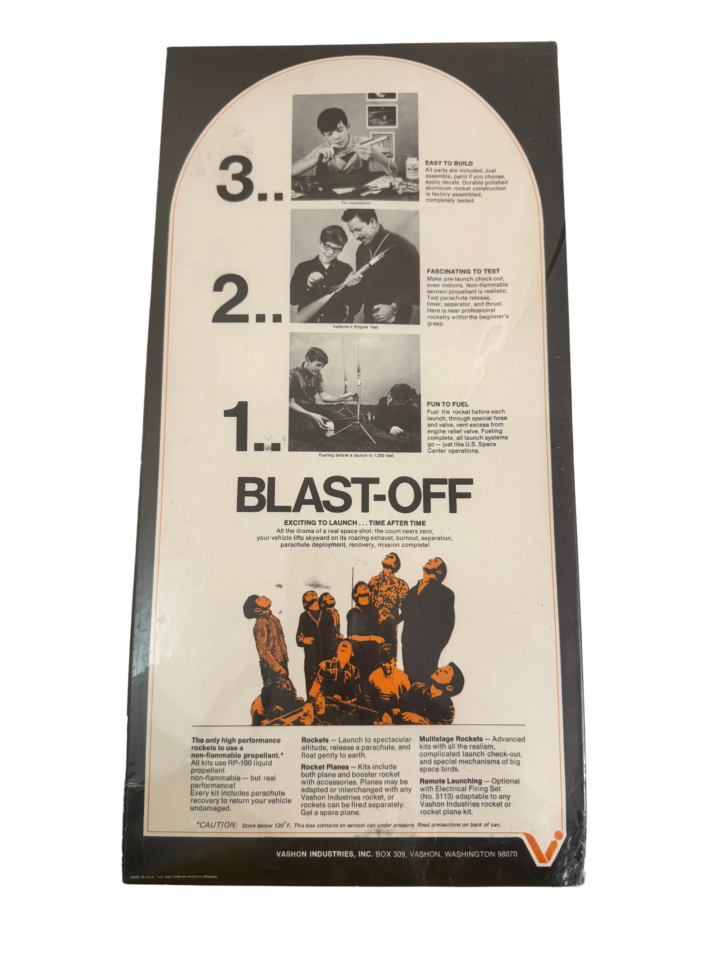 Buy Vashon Valkyrie 1 Cold Power Propellant Flying Model Rocket Launch ...