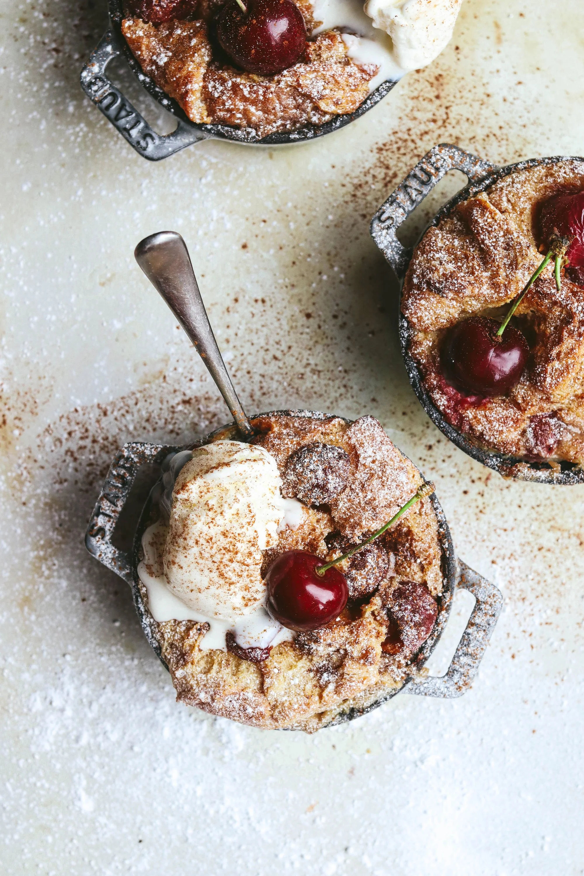 Cherry Bread & Butter Pudding — The Mother Cooker