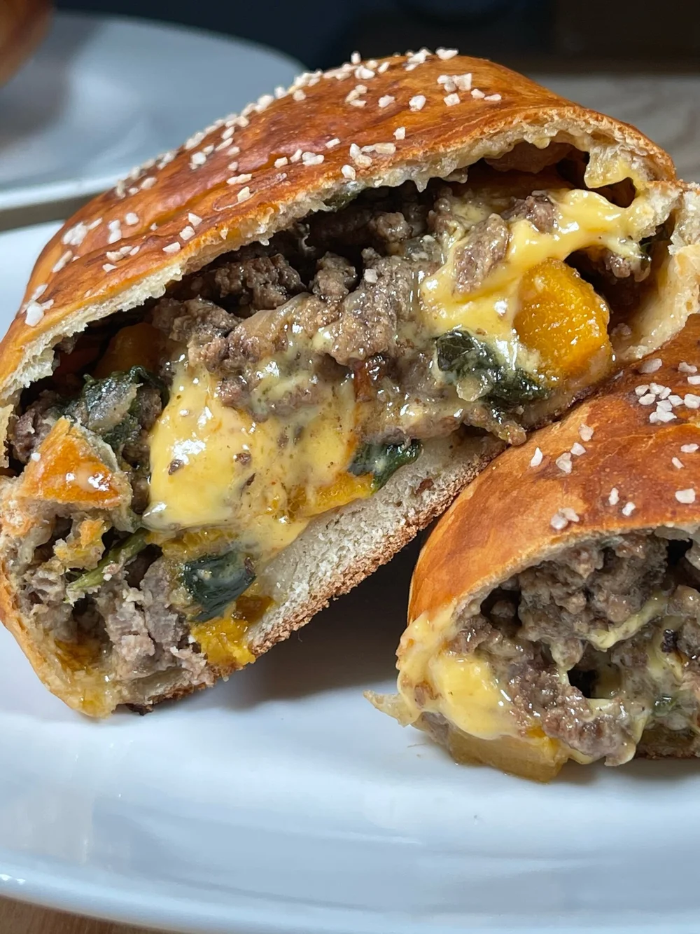Cheesy Beef Pretzel Pockets — My Journey Back to Basics