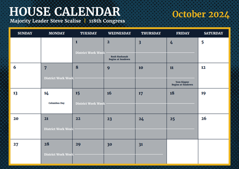 What’s a typical work week for members of Congress? — Chesapeake Press ...
