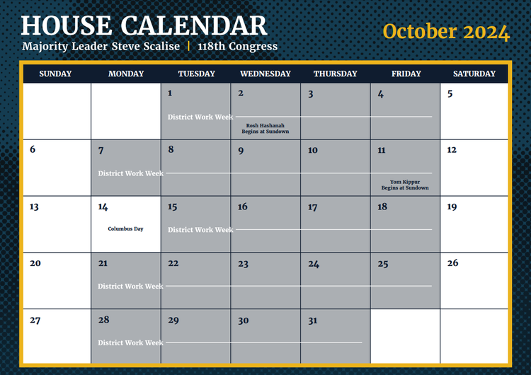 What’s a typical work week for members of Congress? — Chesapeake Press ...