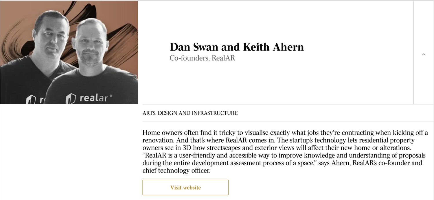 Featured in the Top 100 Innovators List —The Australian 2022 — Venture ...