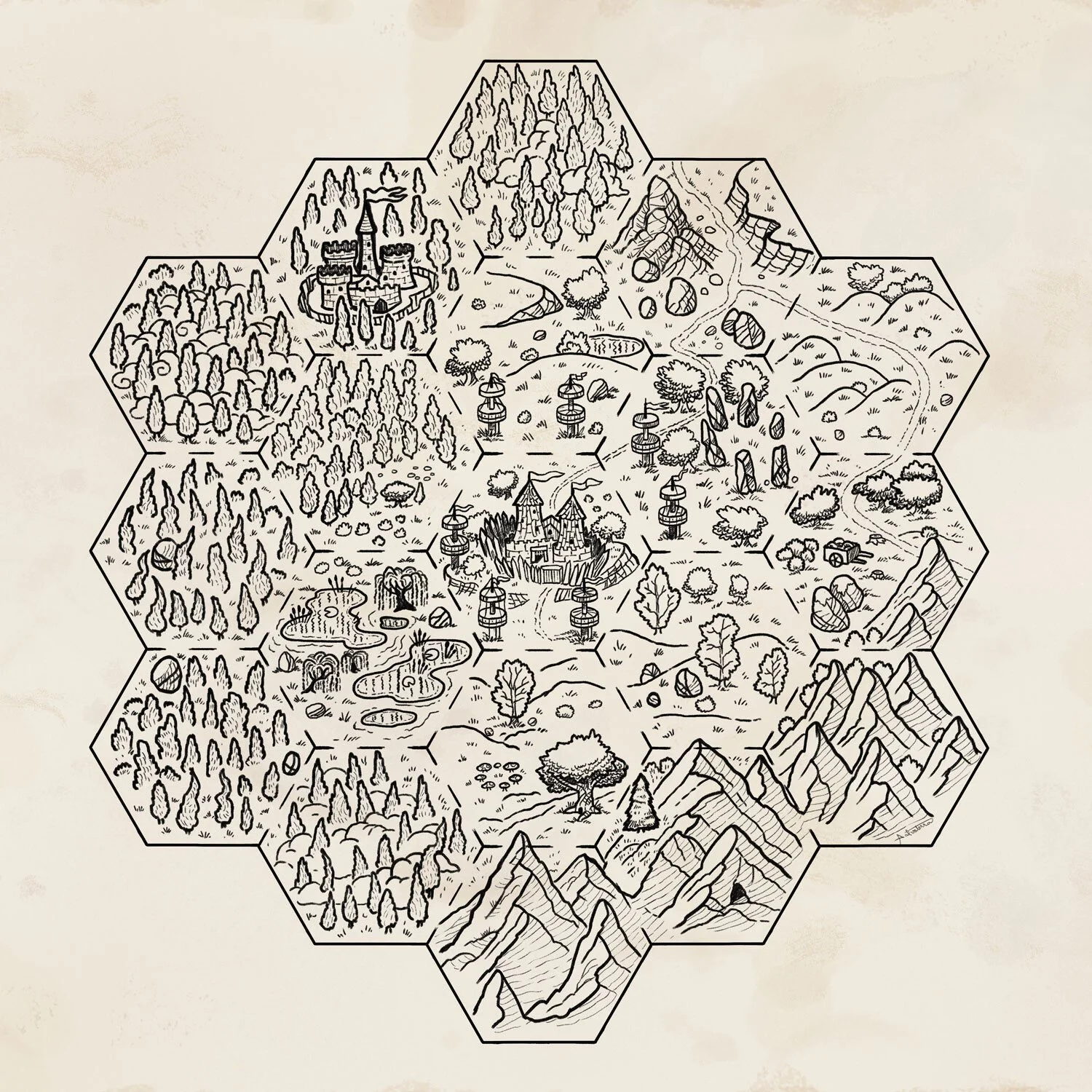 Hexcrawl Checklist: Part One — Prismatic Wasteland