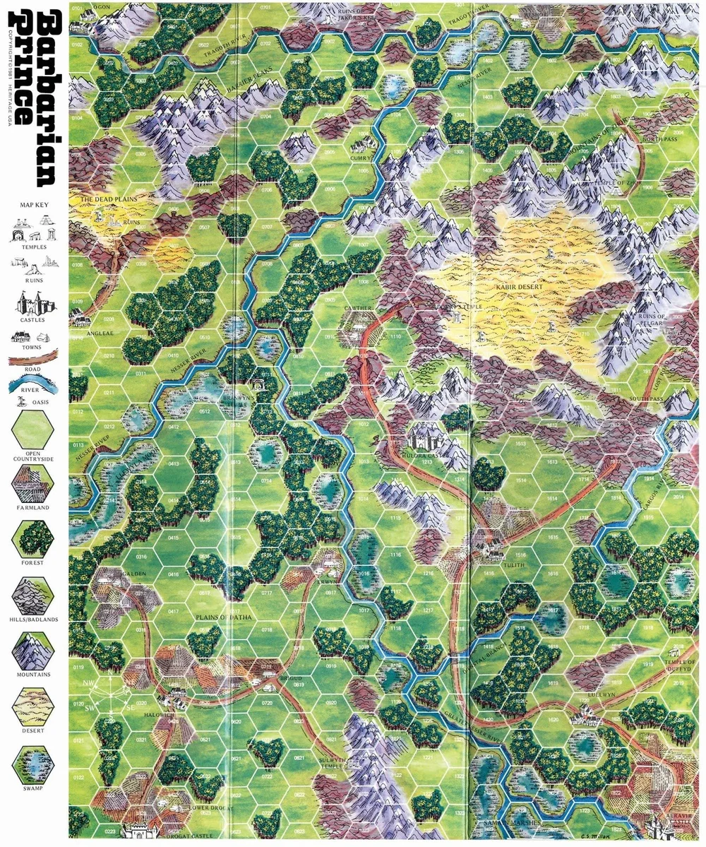 Hexcrawl Checklist: Part One — Prismatic Wasteland