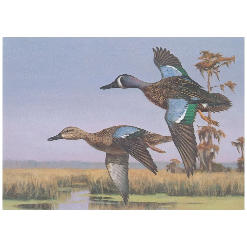 1988 Maine Duck Stamp Print — The Finishing Touch