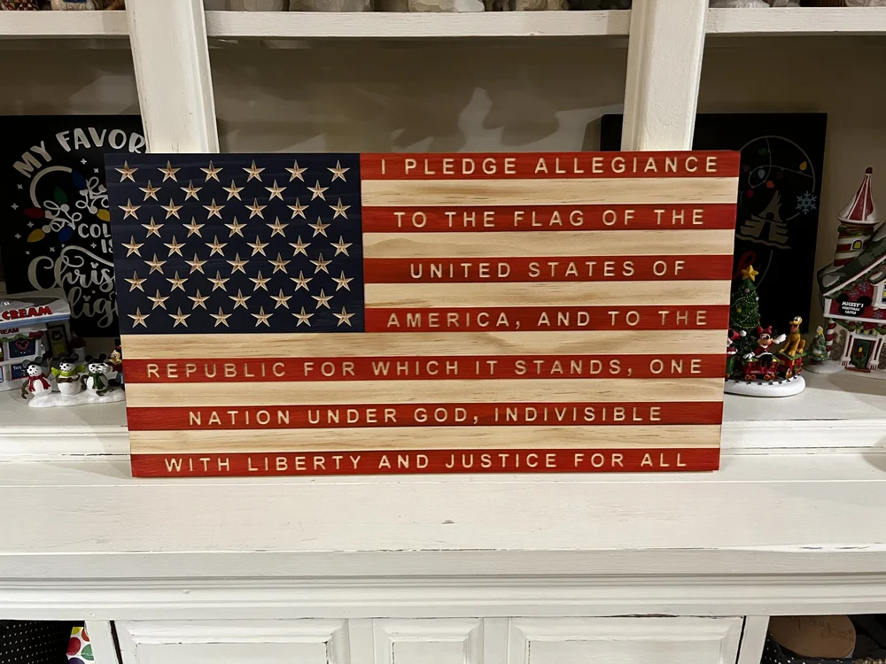 The Pledge Of Allegiance To Flag