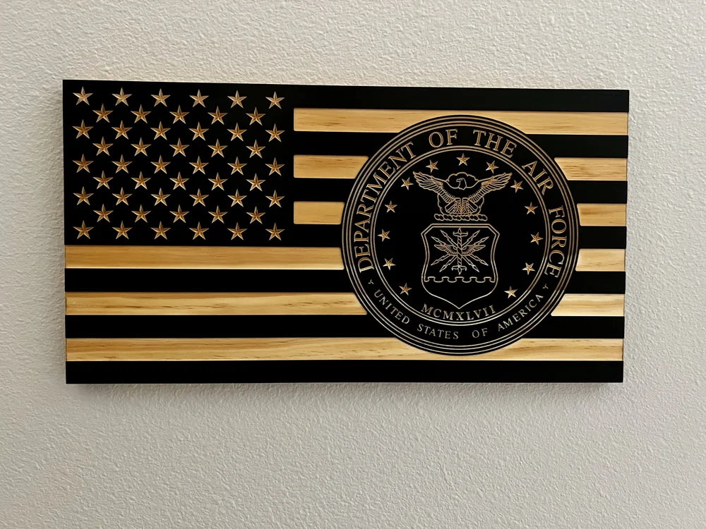 Us Air Force Flag Emblem
