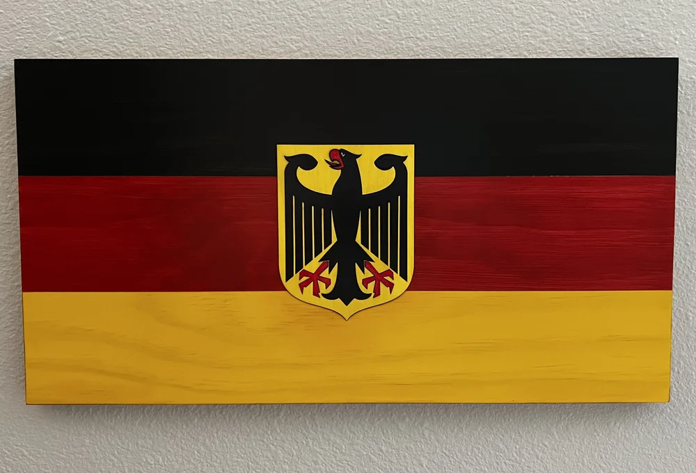 German Flag Eagle