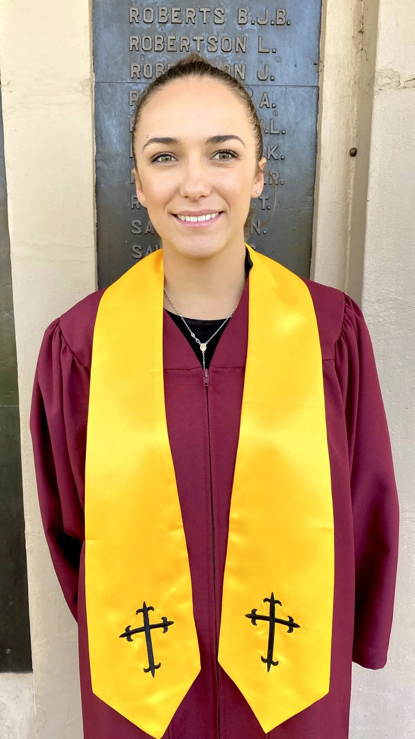 Choir V Neck Stoles Satin — Graduations Now