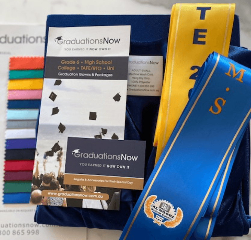 Graduation Gowns, Mortarboards, Tassels, Sashes & Supplies