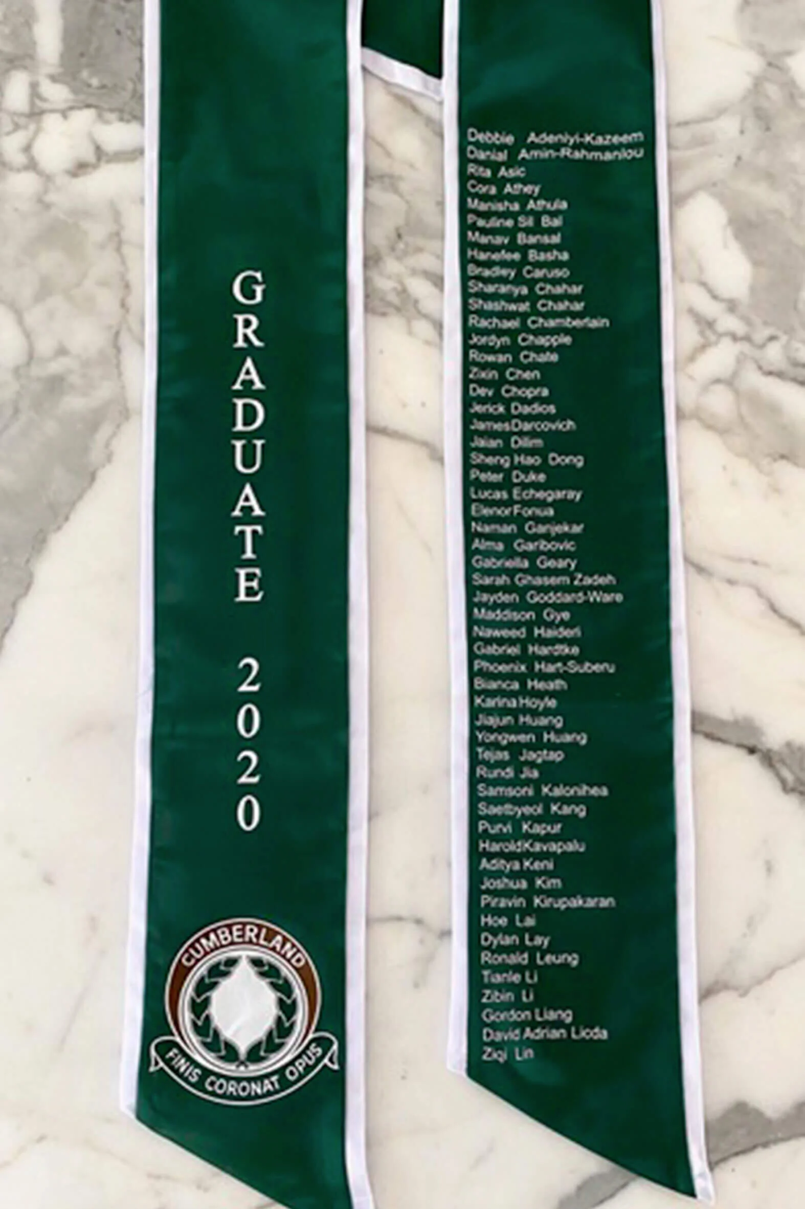 Graduation Stoles Custom Print Two Tone — Graduations Now