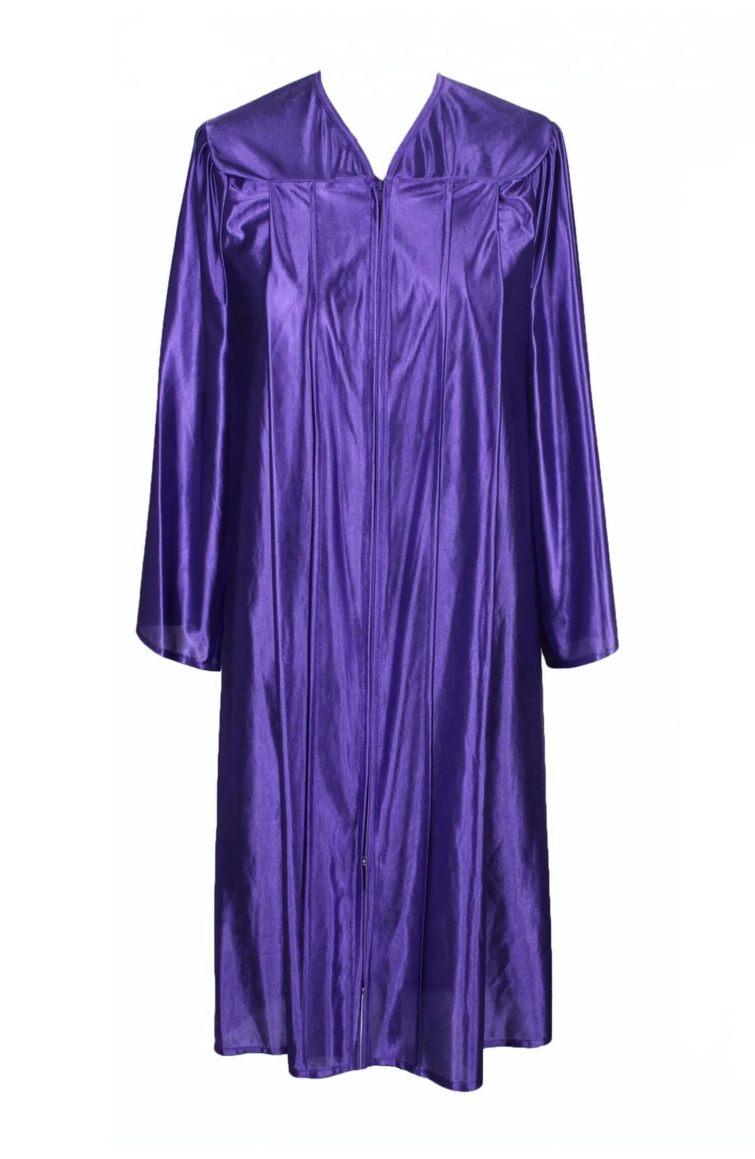 graduation gown zip front high lustre finish high school to adult ...