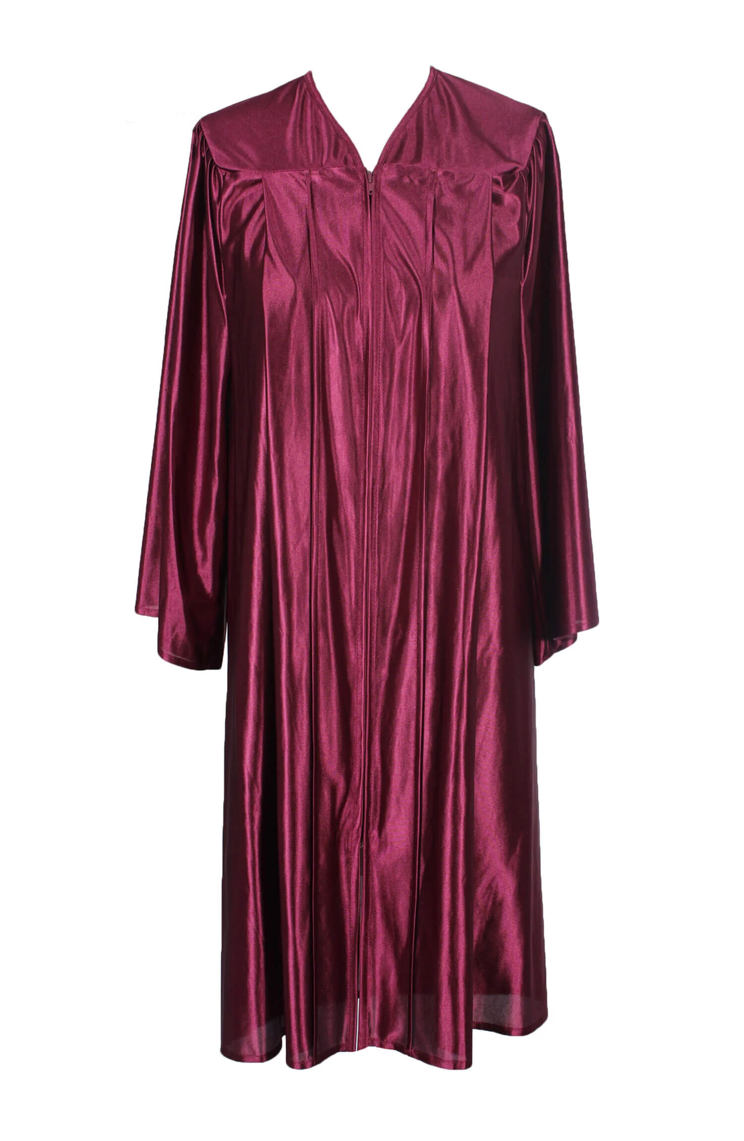 graduation gown zip front high lustre finish high school to adult ...