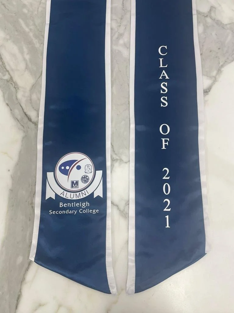 Graduation Stoles Custom Print Two Tone — Graduations Now