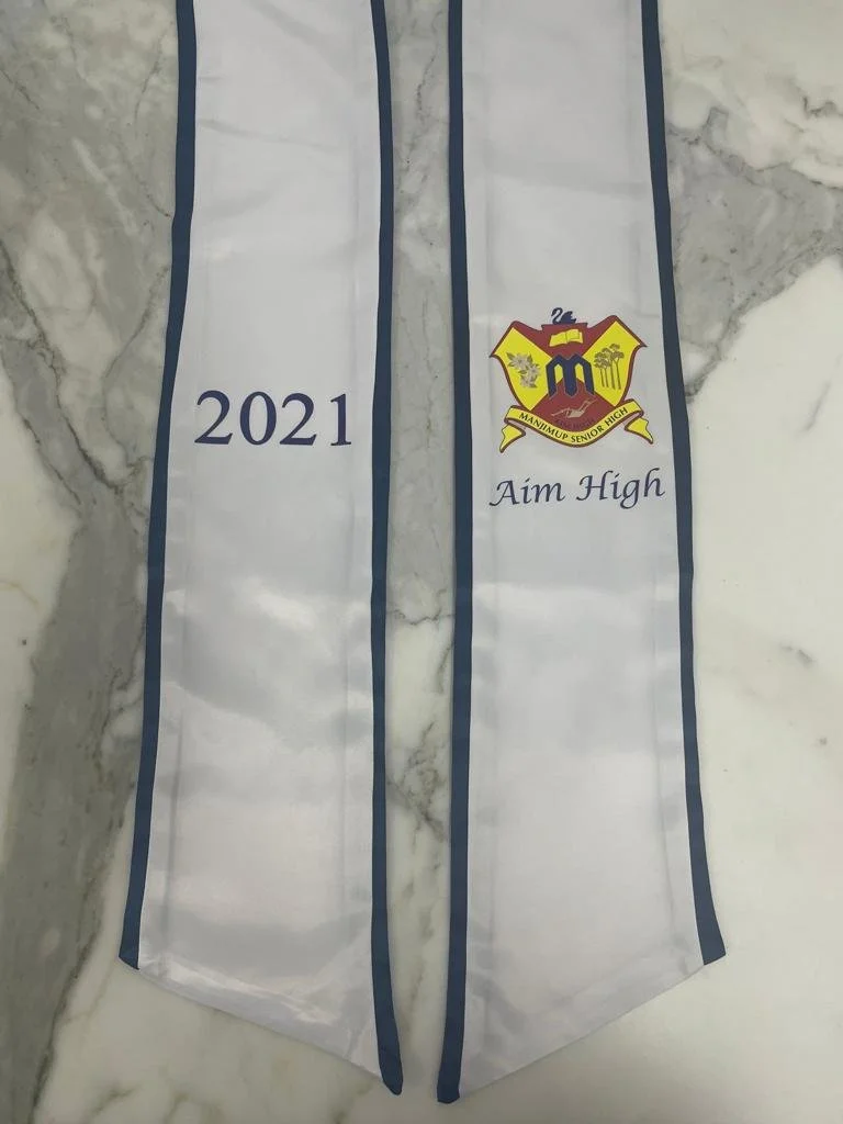 Graduation Stoles Custom Print Two Tone — Graduations Now
