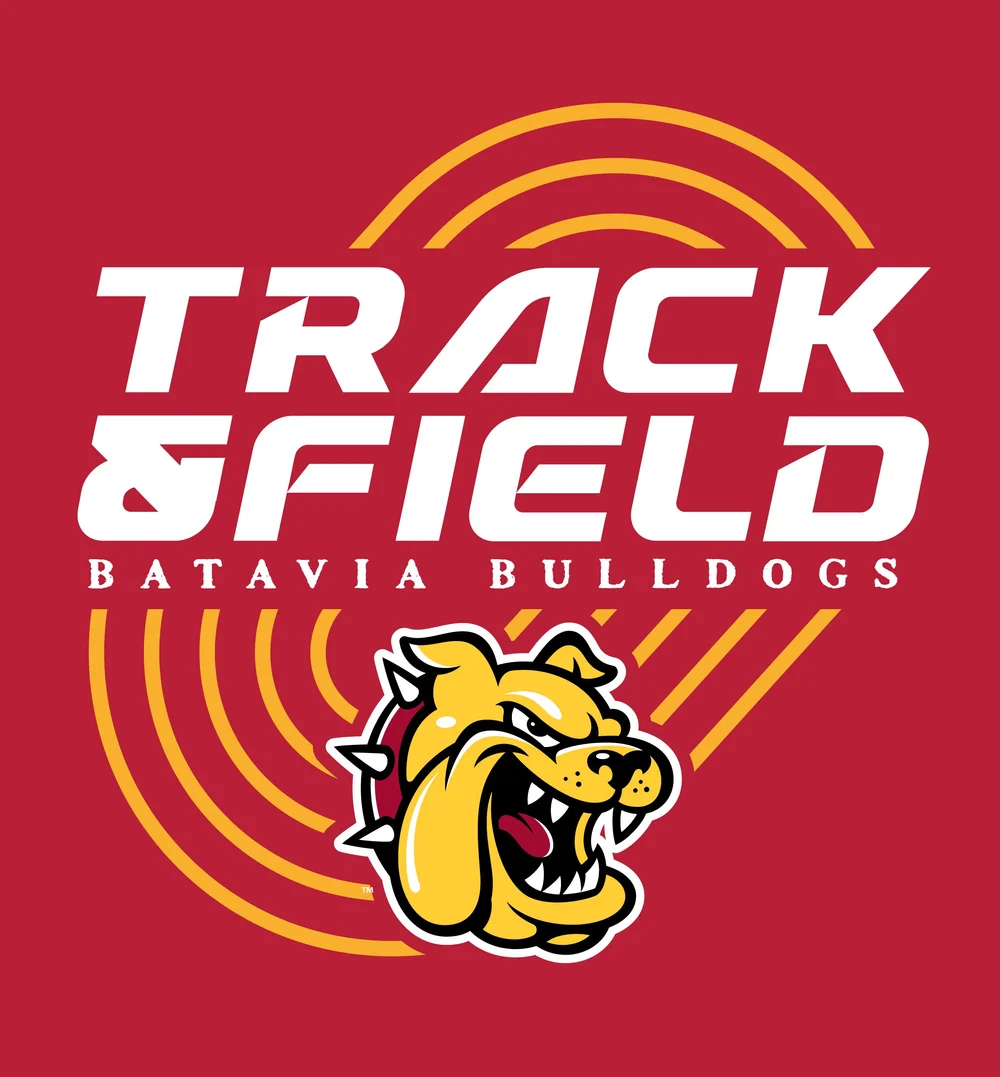Bulldog Track And Field Logo Designs