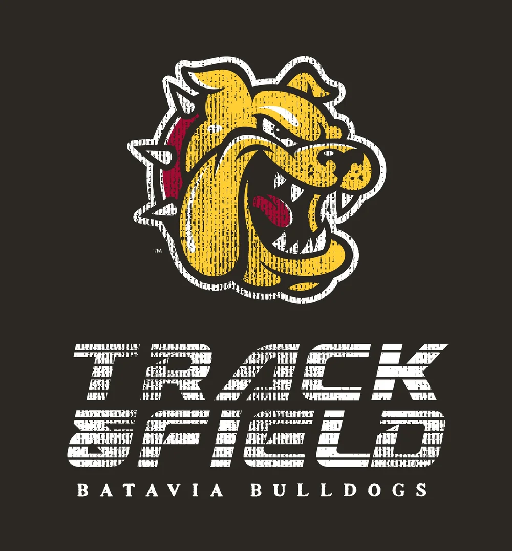 Bulldog Track And Field Logo Designs