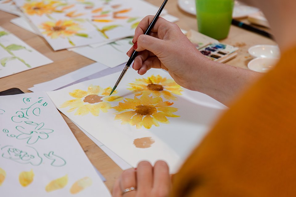 Watercolour and Calligraphy Retreat — Helen Ridley Illustration