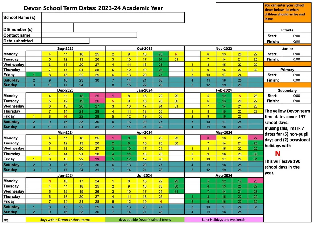 Term Dates — Chances School | Chances School | Alternative Education