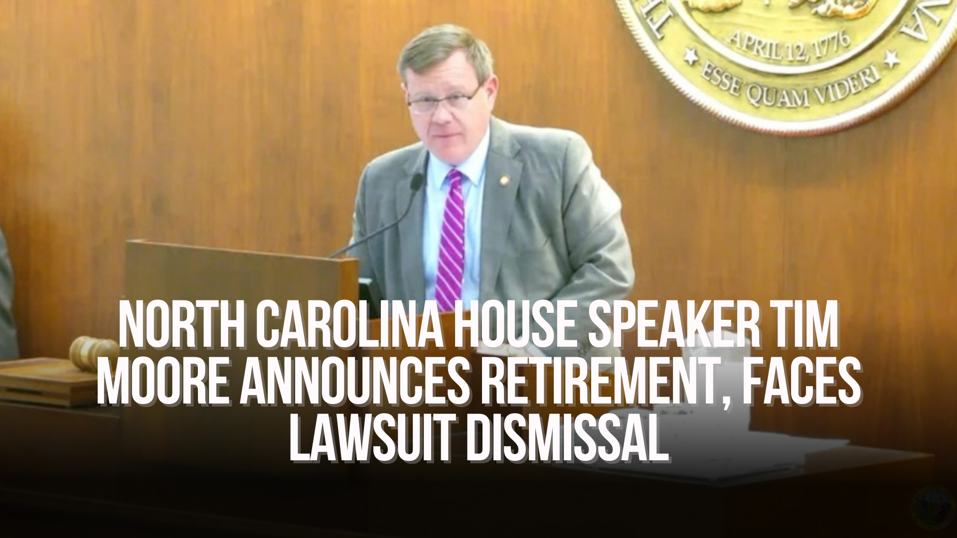 North Carolina House Speaker Tim Moore Announces Retirement Faces