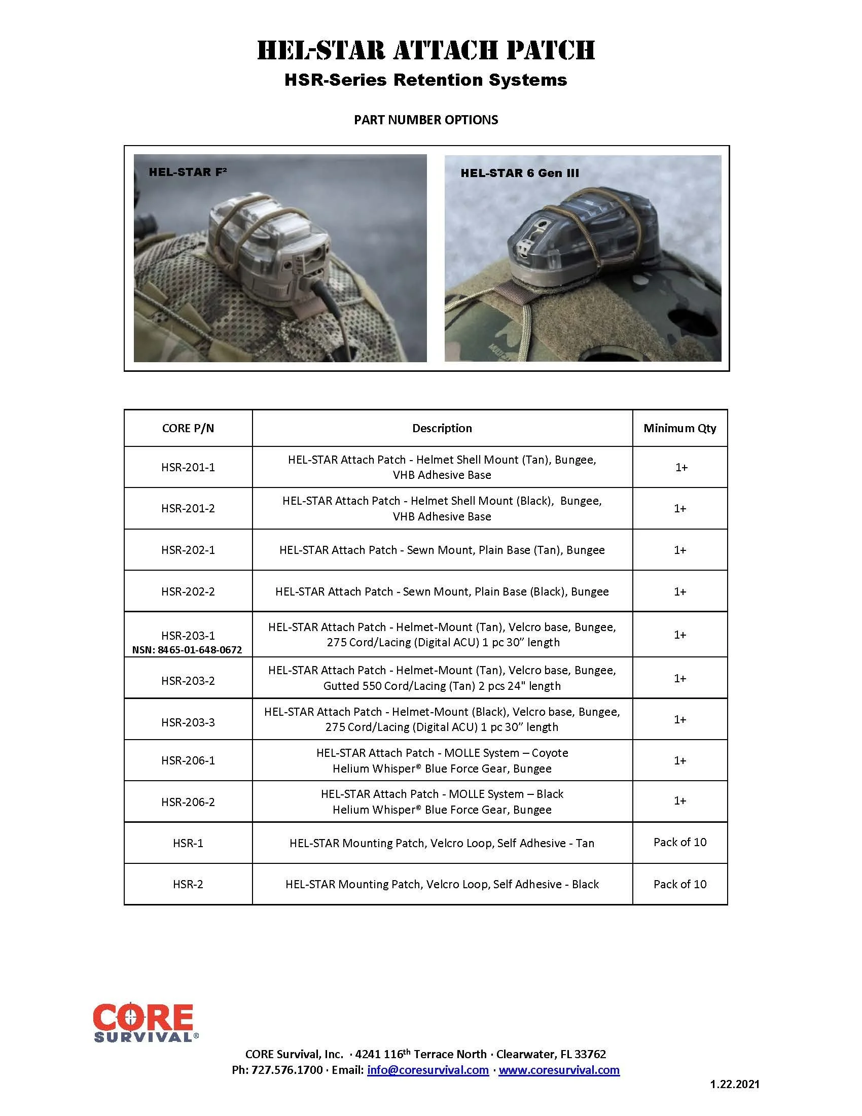 Attach Patch® Flyer — CORE Survival Inc.