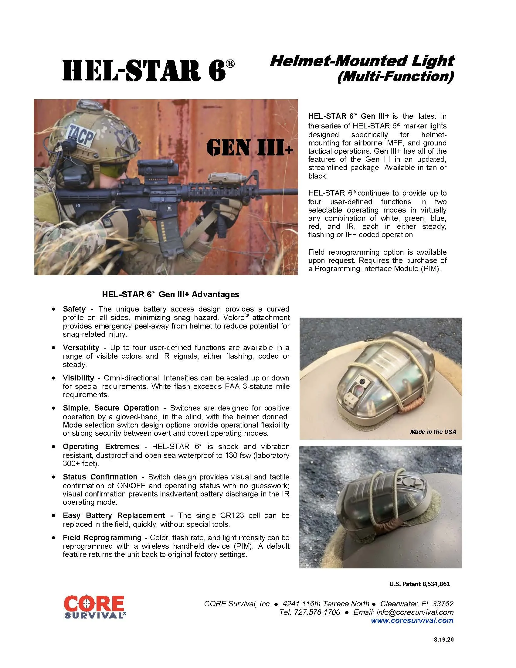 HEL-STAR 6® Flyer — CORE Survival Inc.