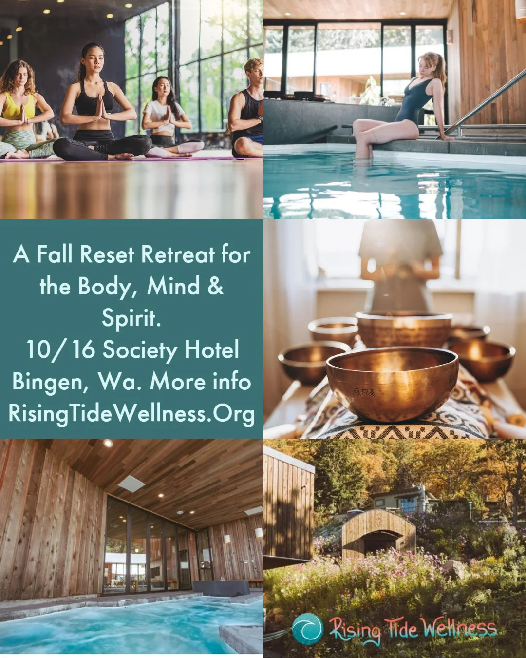 Weekly yoga, workshop and retreat calendar — Rising Tide Wellness