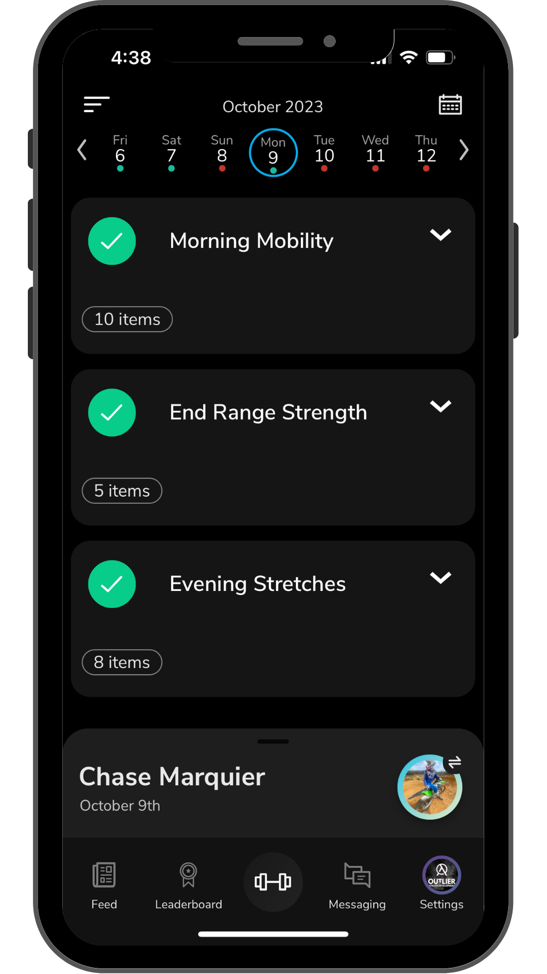 Outlier Athlete Development