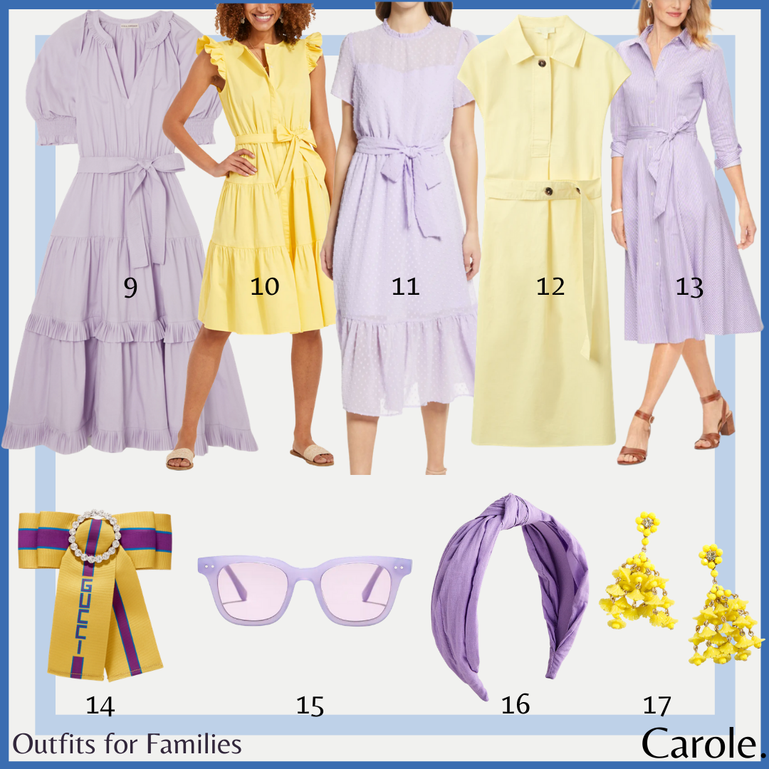Purple And Yellow Outfit