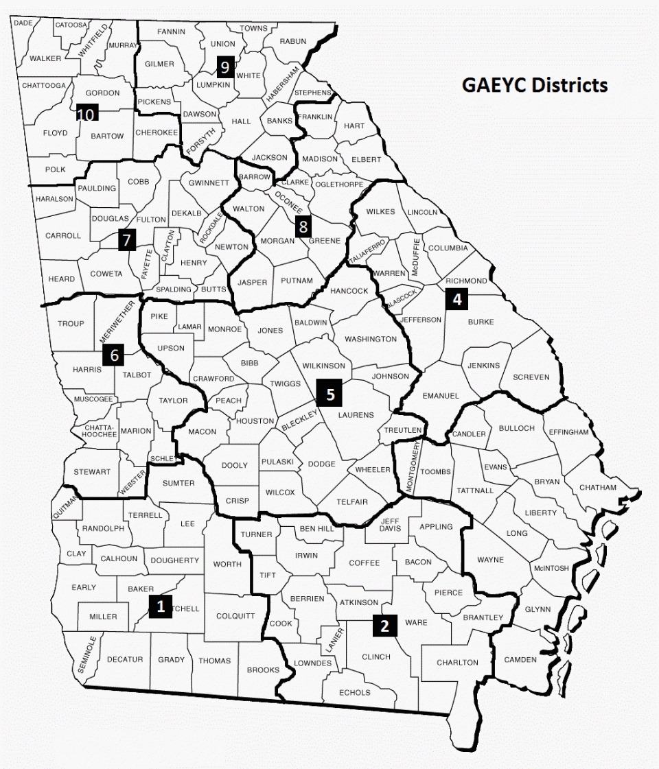Districts — Georgia Association for the Education of Young Children